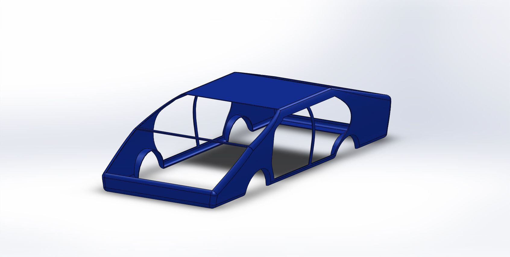 Simple car frame free 3D model | CGTrader