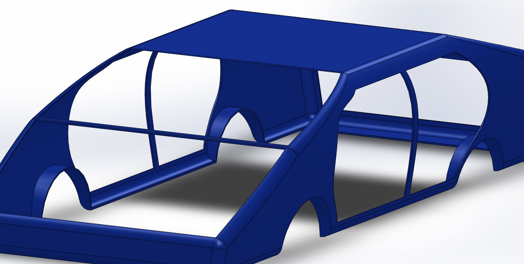 Simple car frame free 3D model | CGTrader