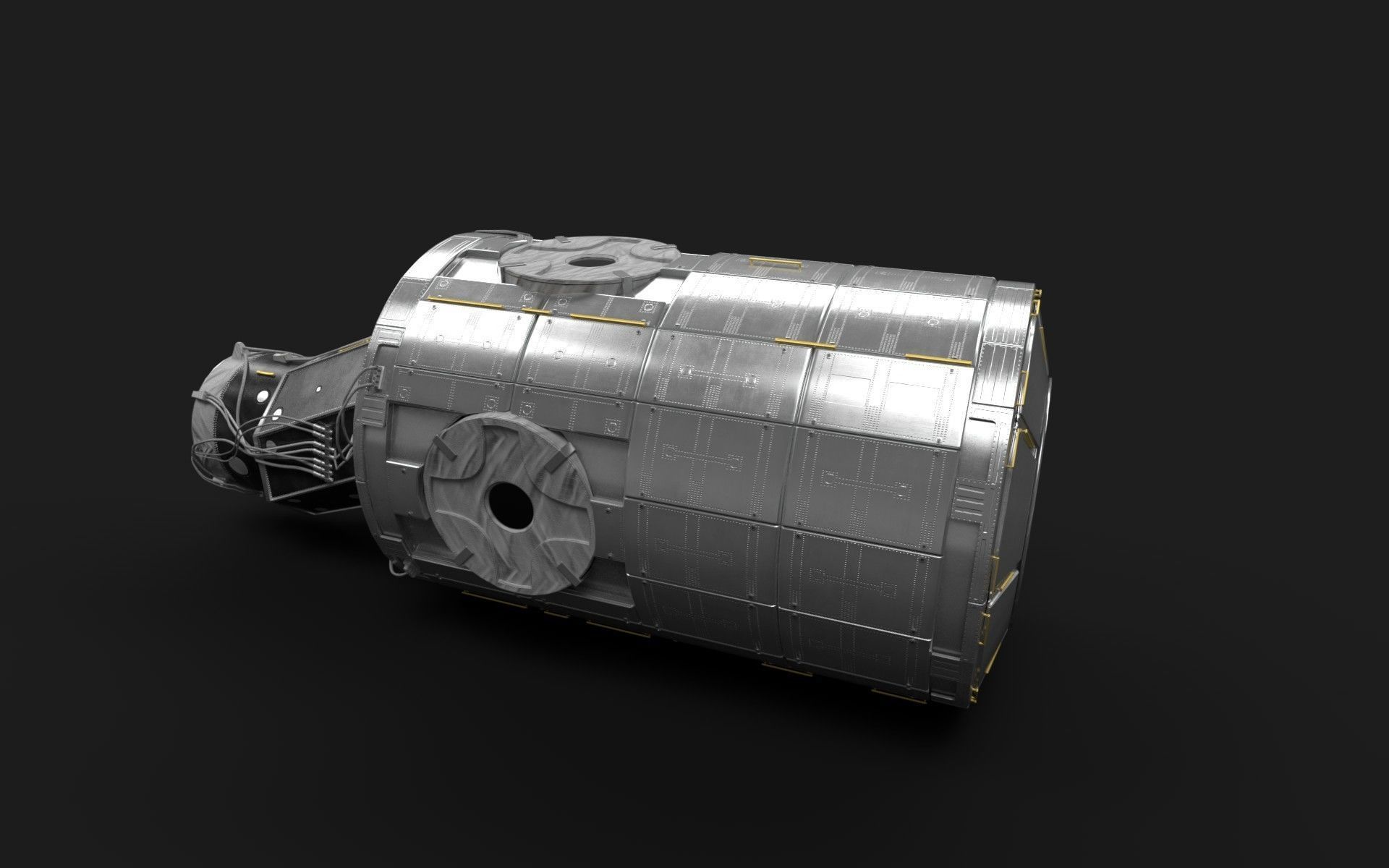 Node Two Harmony module on International Space Station 3D model | CGTrader