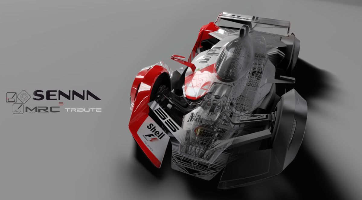3D model F1 concept senna tribute VR / AR / low-poly | CGTrader