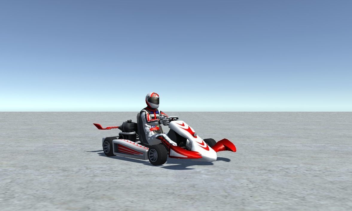 3D model 5 Low Poly Karts With Player Pack - 3 VR / AR / low-poly ...