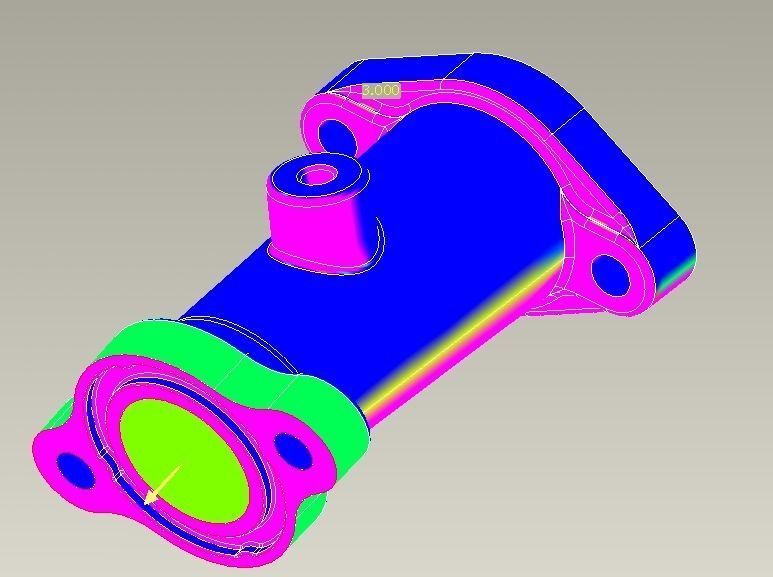 INTAKE PIPE COMPONENT free 3D model | CGTrader