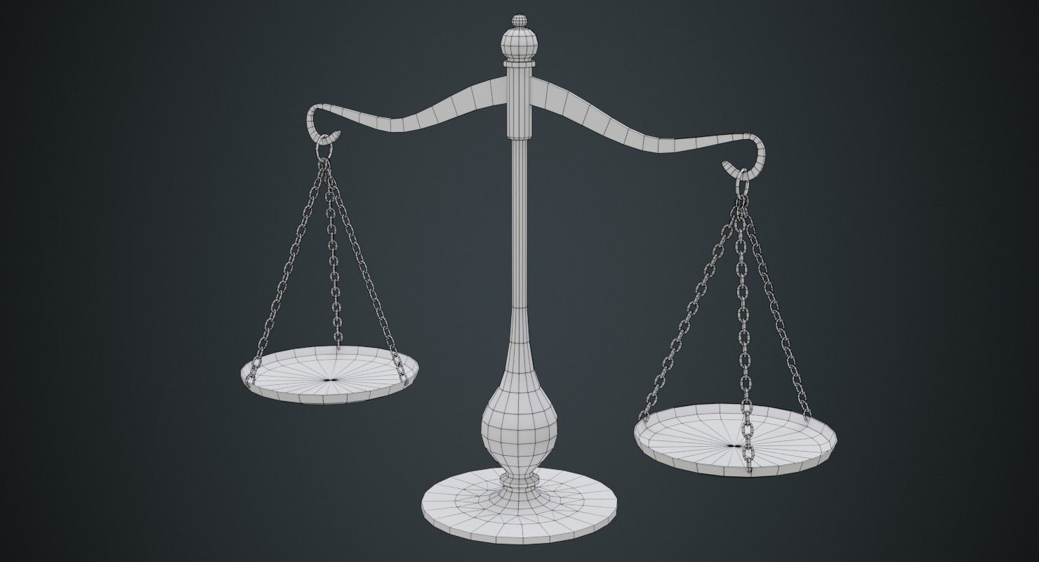 3D model Balance Scale 1A VR / AR / low-poly | CGTrader