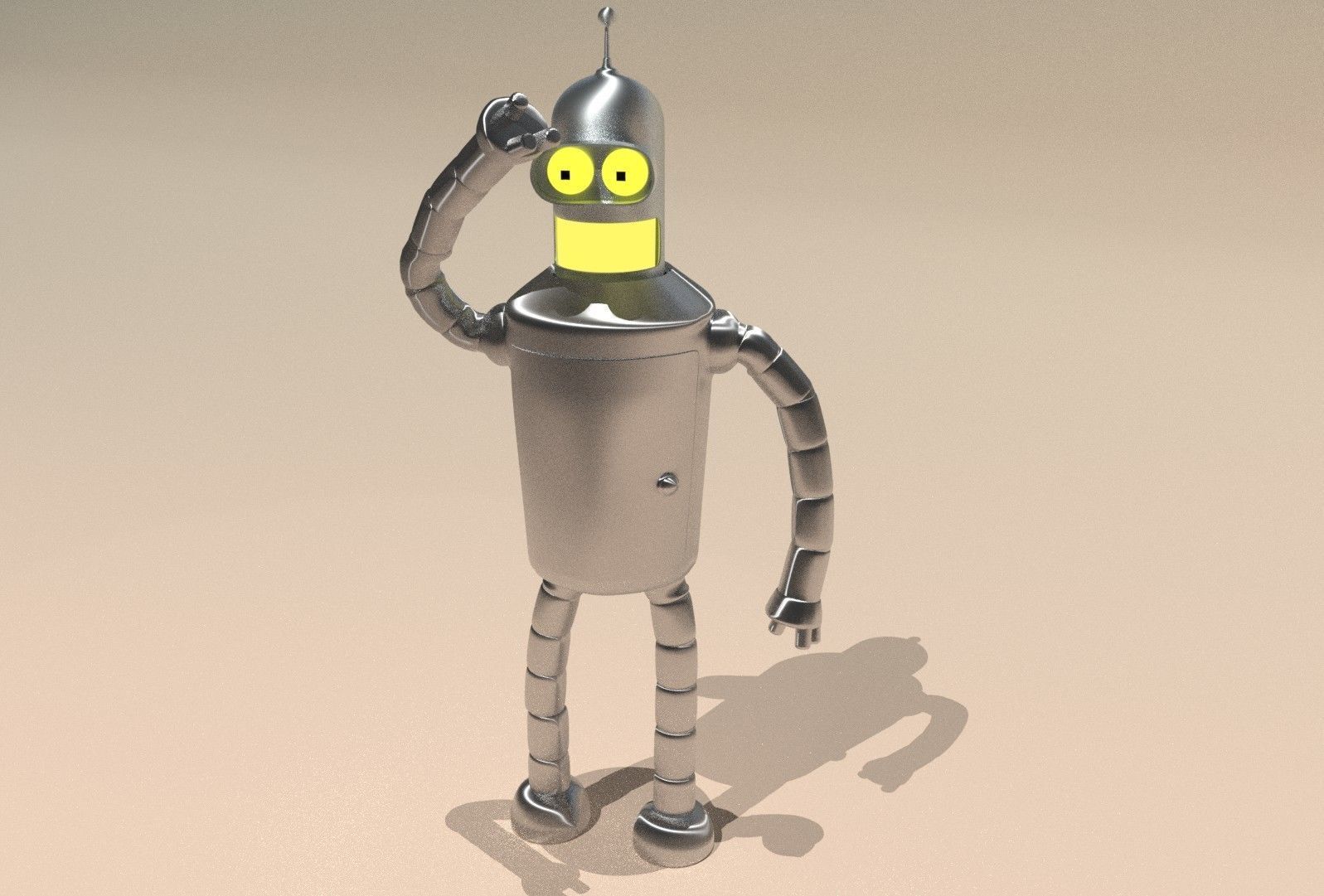 Bender free 3D model | CGTrader