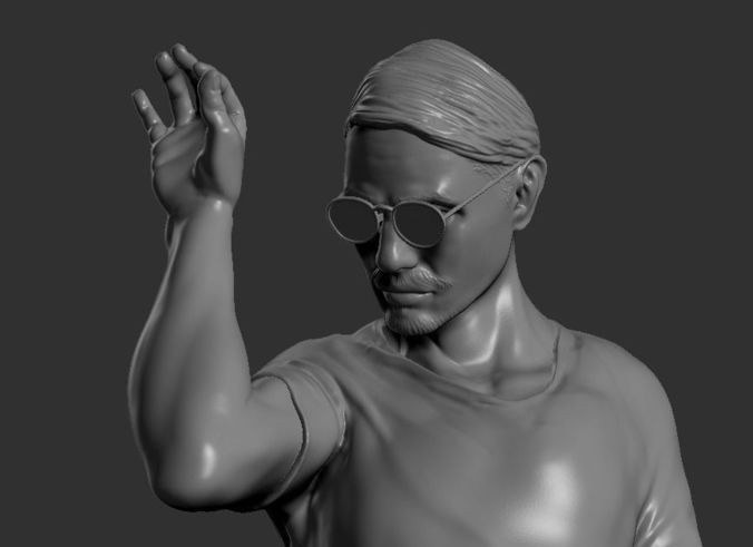 Meat Man Statue free 3D model 3D printable | CGTrader