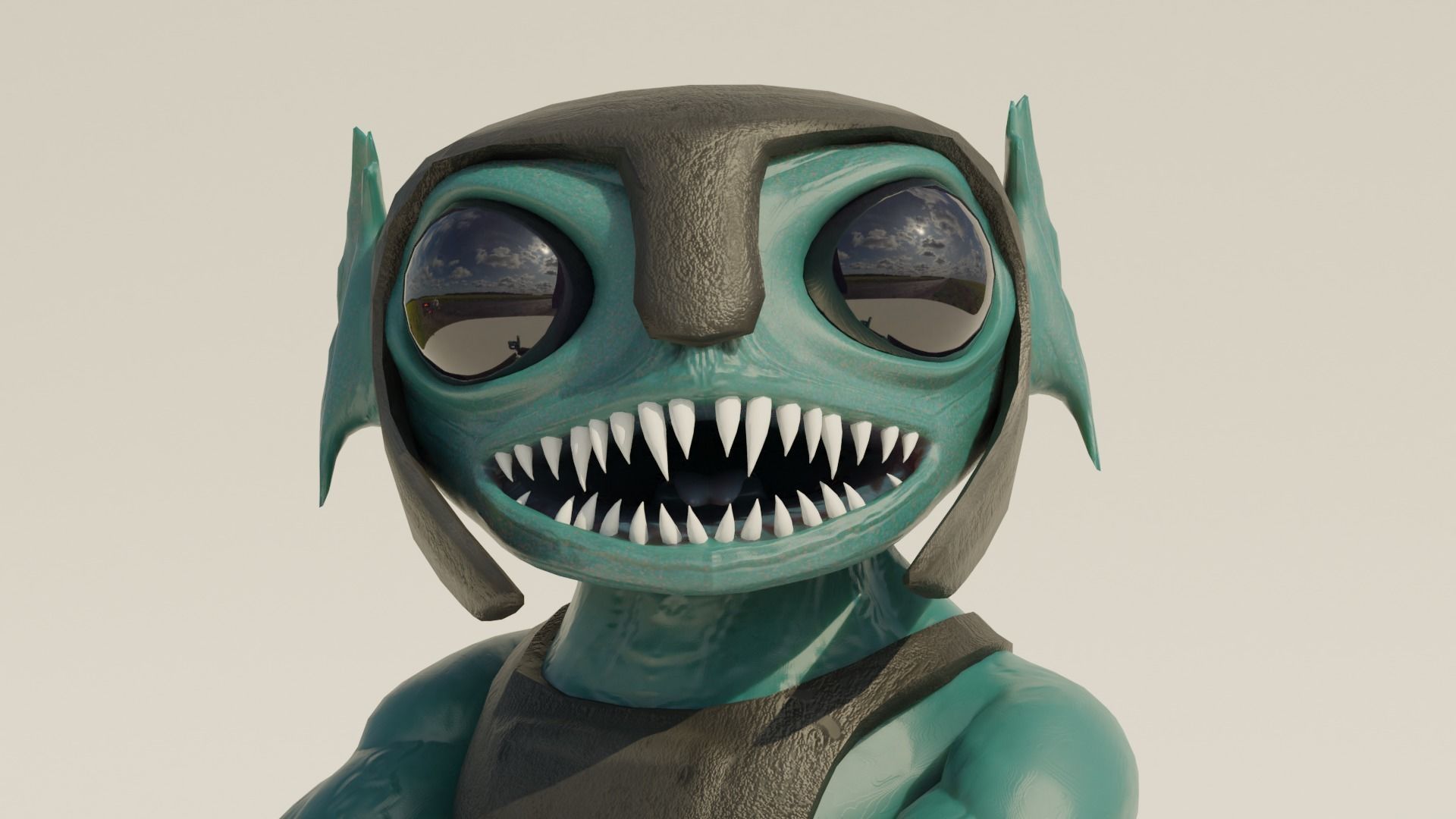 3D model Alien Mech Suit and Alien Soldier VR / AR / low-poly rigged ...