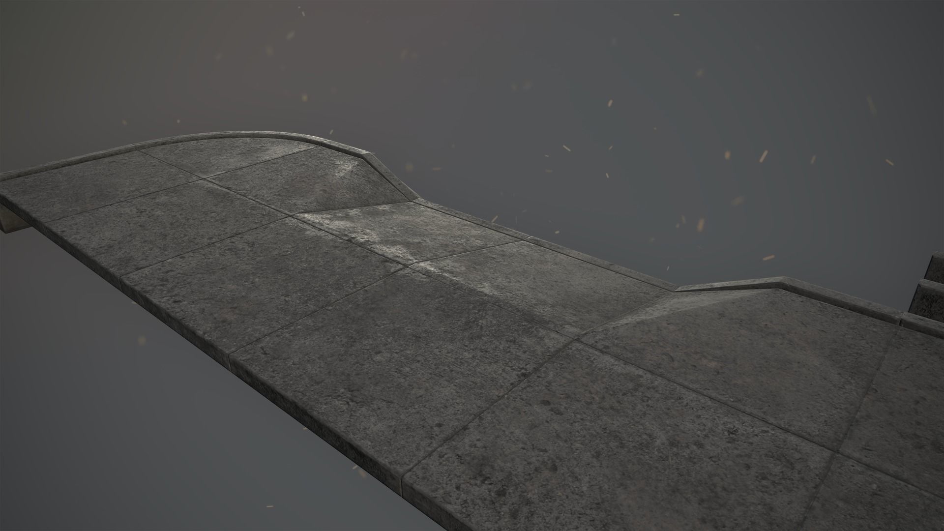 3D model Sidewalk - Modular Set 1 Color Options VR / AR / low-poly ...