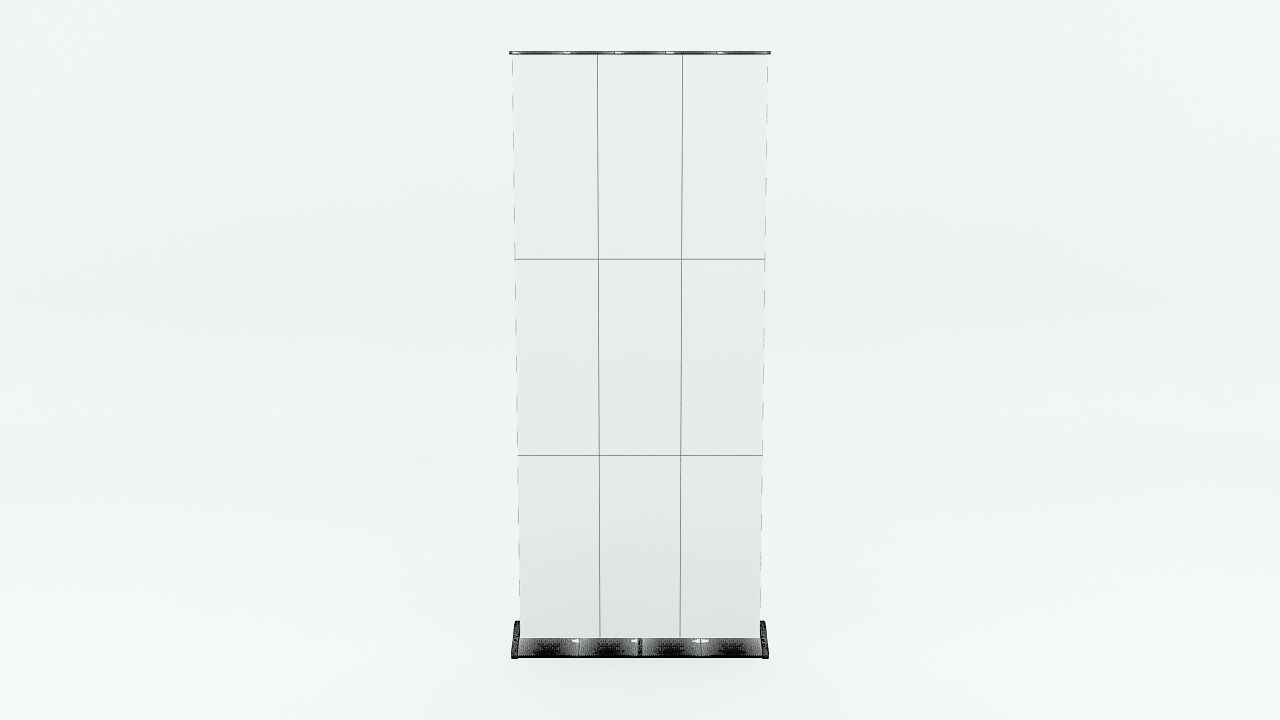 Upright Banner 3D model | CGTrader