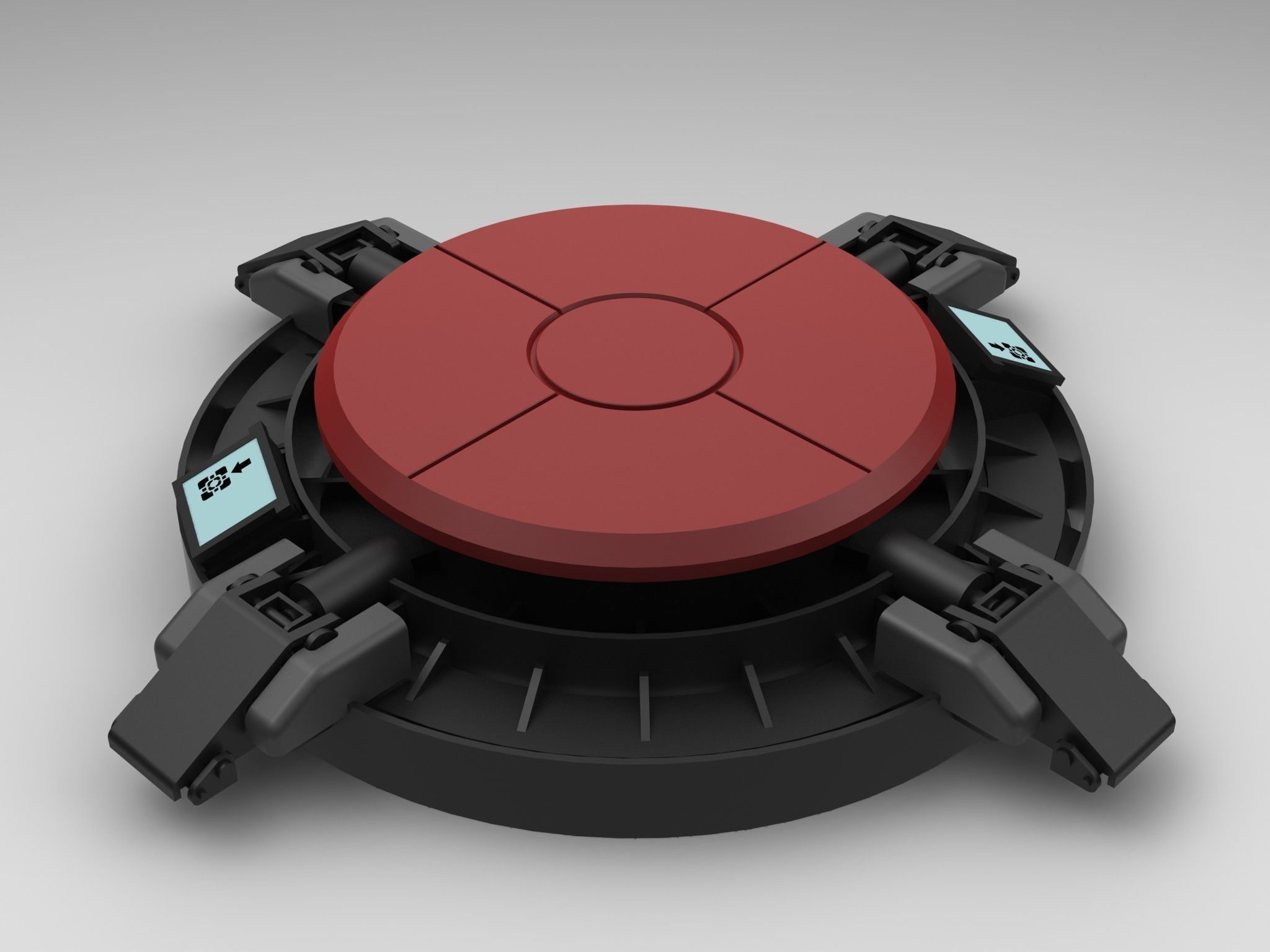 Portal Button free 3D model | CGTrader