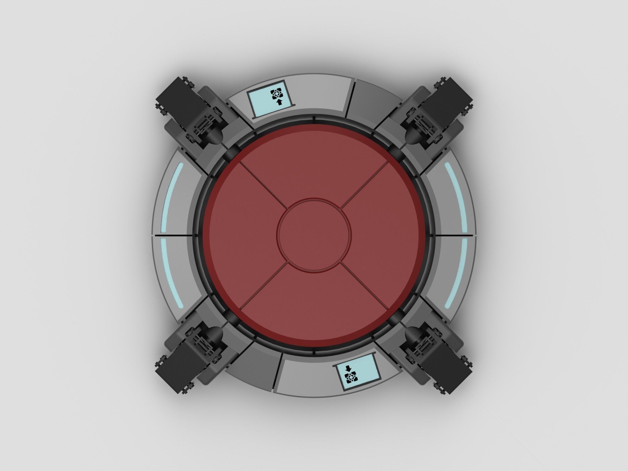 Portal Button free 3D model | CGTrader