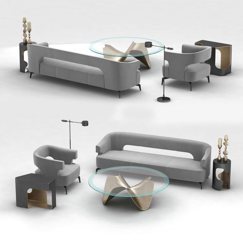 Holly Hunt furniture set 3D model | CGTrader