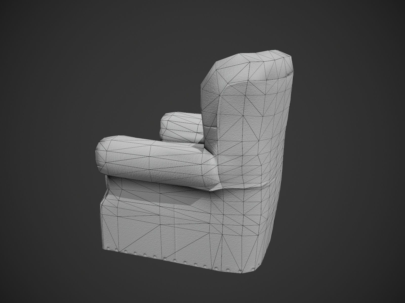 Armchair free VR / AR / low-poly 3D model | CGTrader
