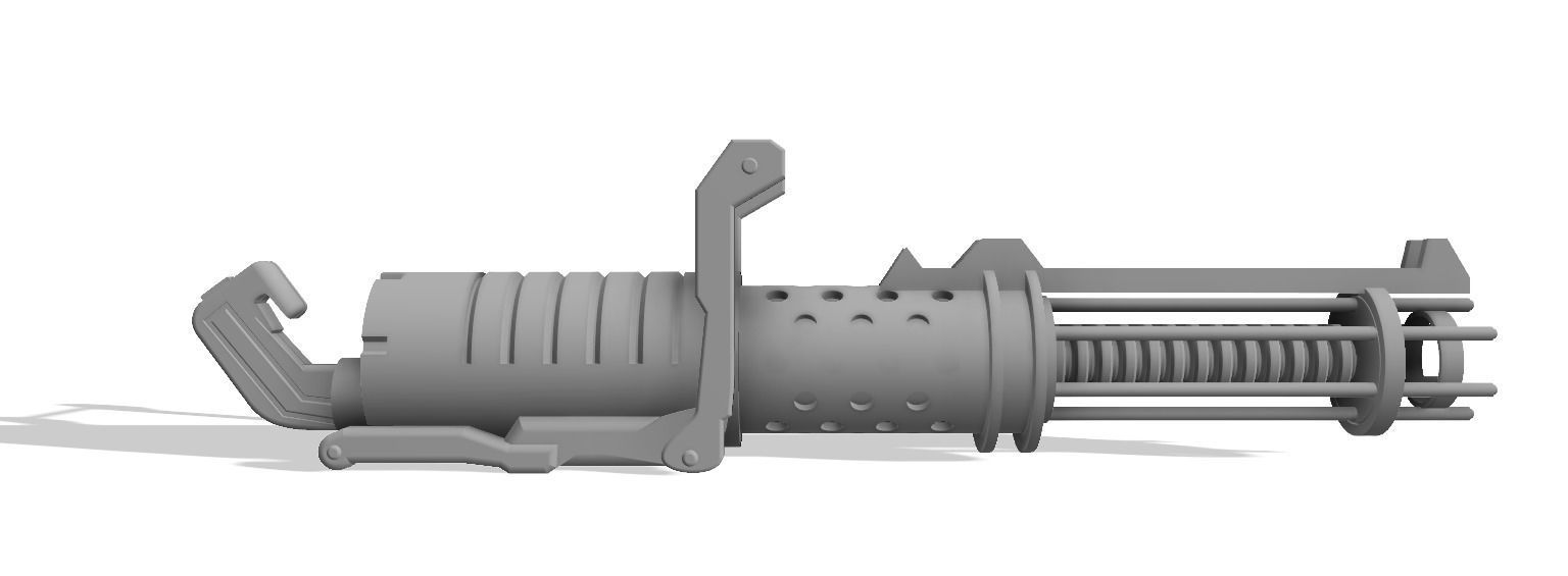 Z-6 Rotary Blaster Cannon - The Clone Wars 3D model 3D printable | CGTrader