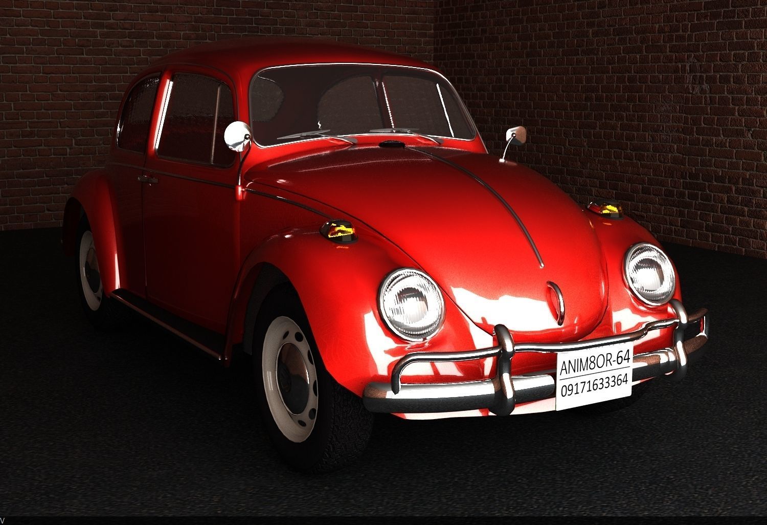 volekswagen volkswagen beetle - volkswagen beetle 3D model | CGTrader