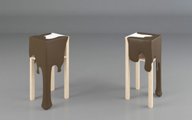 Chocolate table 3D model | CGTrader