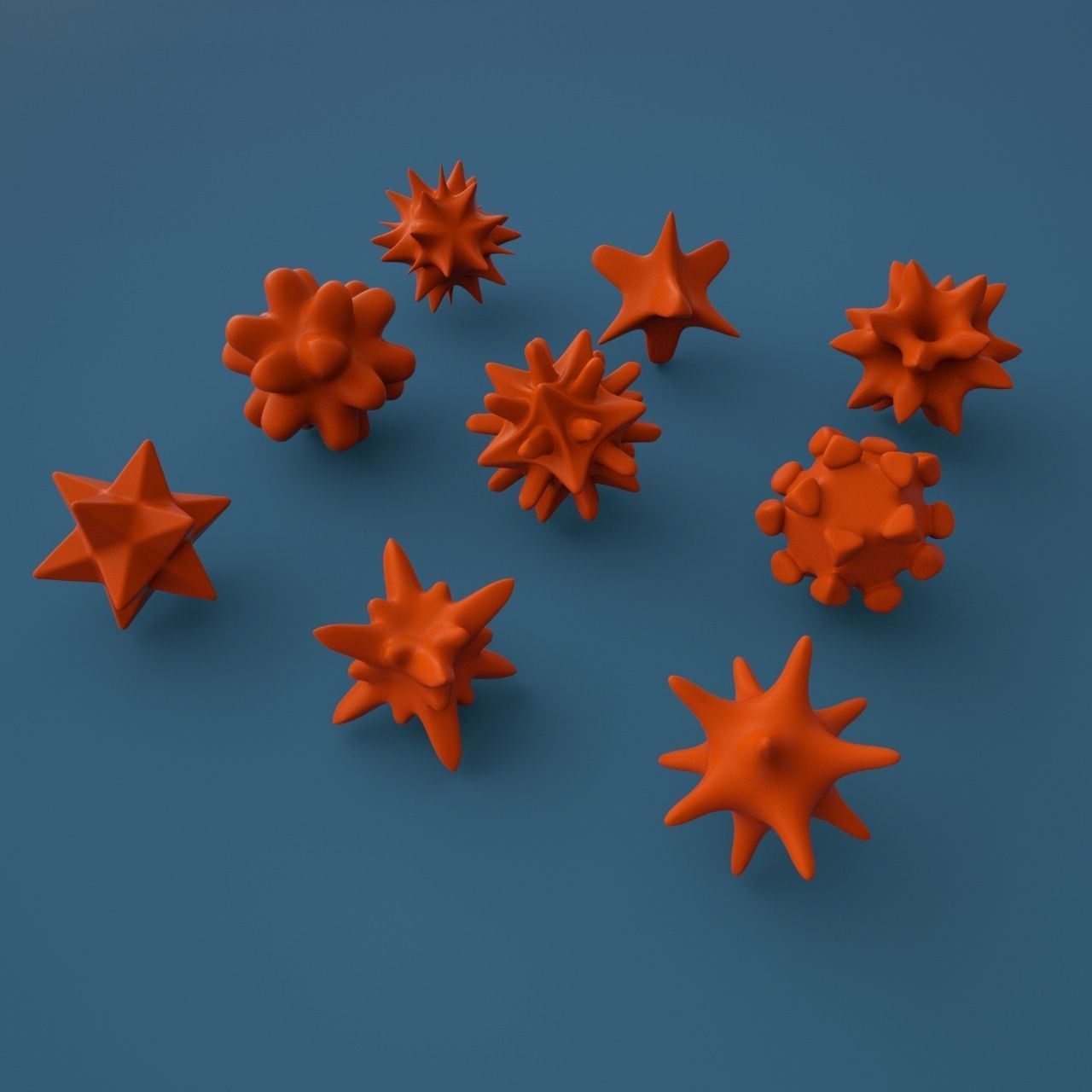 minimalistic geometric figures 3D model 3D printable | CGTrader