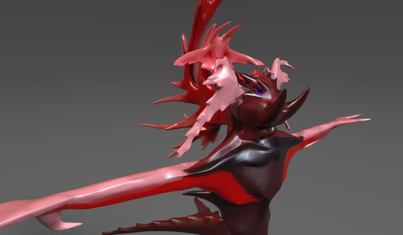 Spore Warrior Alien Character free VR / AR / low-poly 3D model | CGTrader