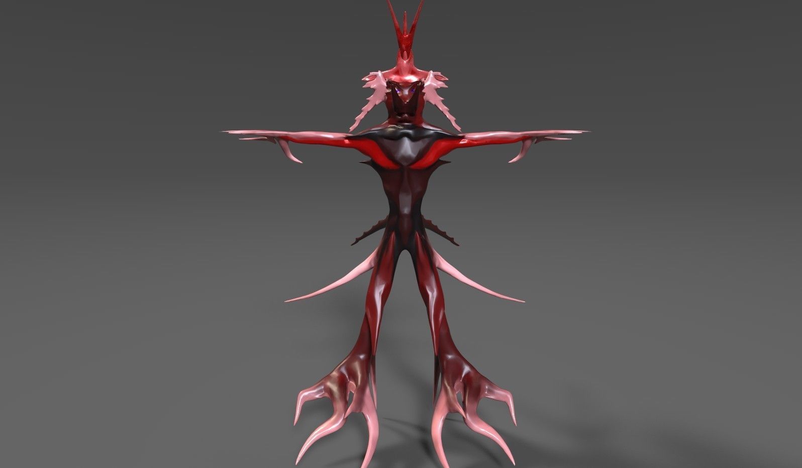 Spore Warrior Alien Character free VR / AR / low-poly 3D model | CGTrader