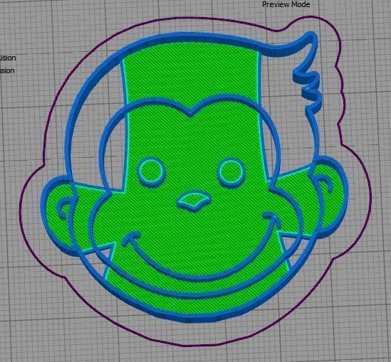 Curious George Cookie Cutter Set 3D model 3D printable | CGTrader