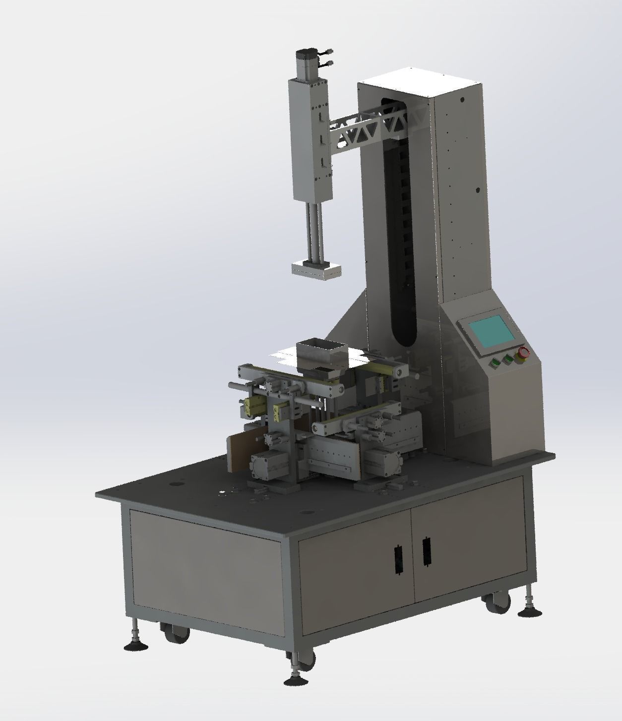 Carton packaging machine 3D model | CGTrader