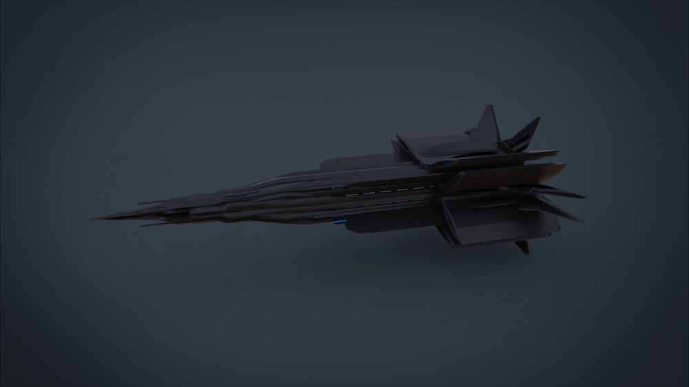 3D model 5 SpaceShip Collection 01 VR / AR / low-poly | CGTrader
