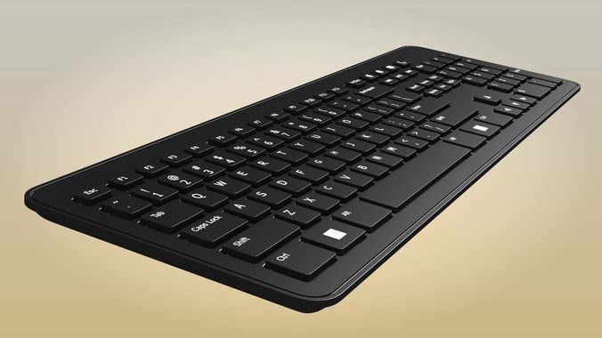 Computer Keyboard 3D model | CGTrader