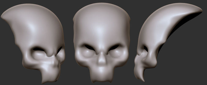 Skull Split free 3D model | CGTrader