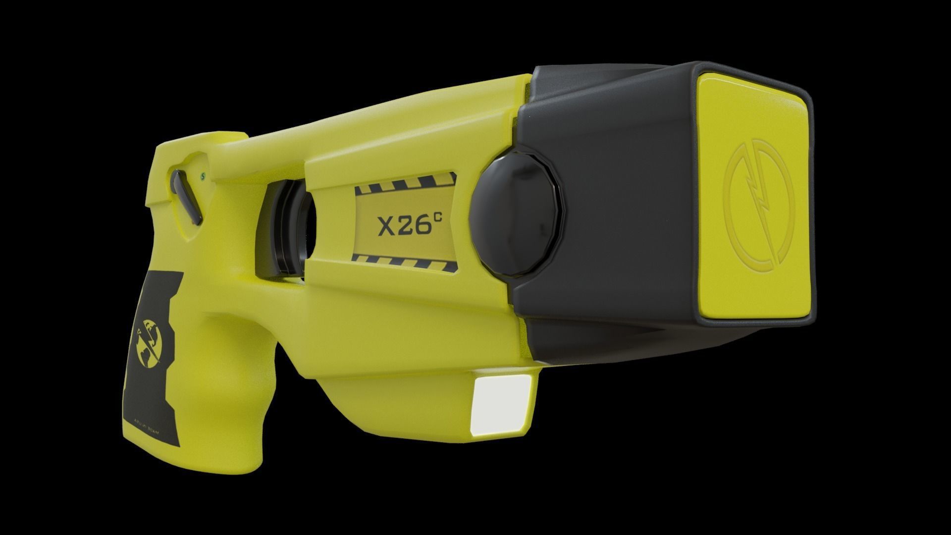 3D model Taser - Yellow VR / AR / low-poly | CGTrader