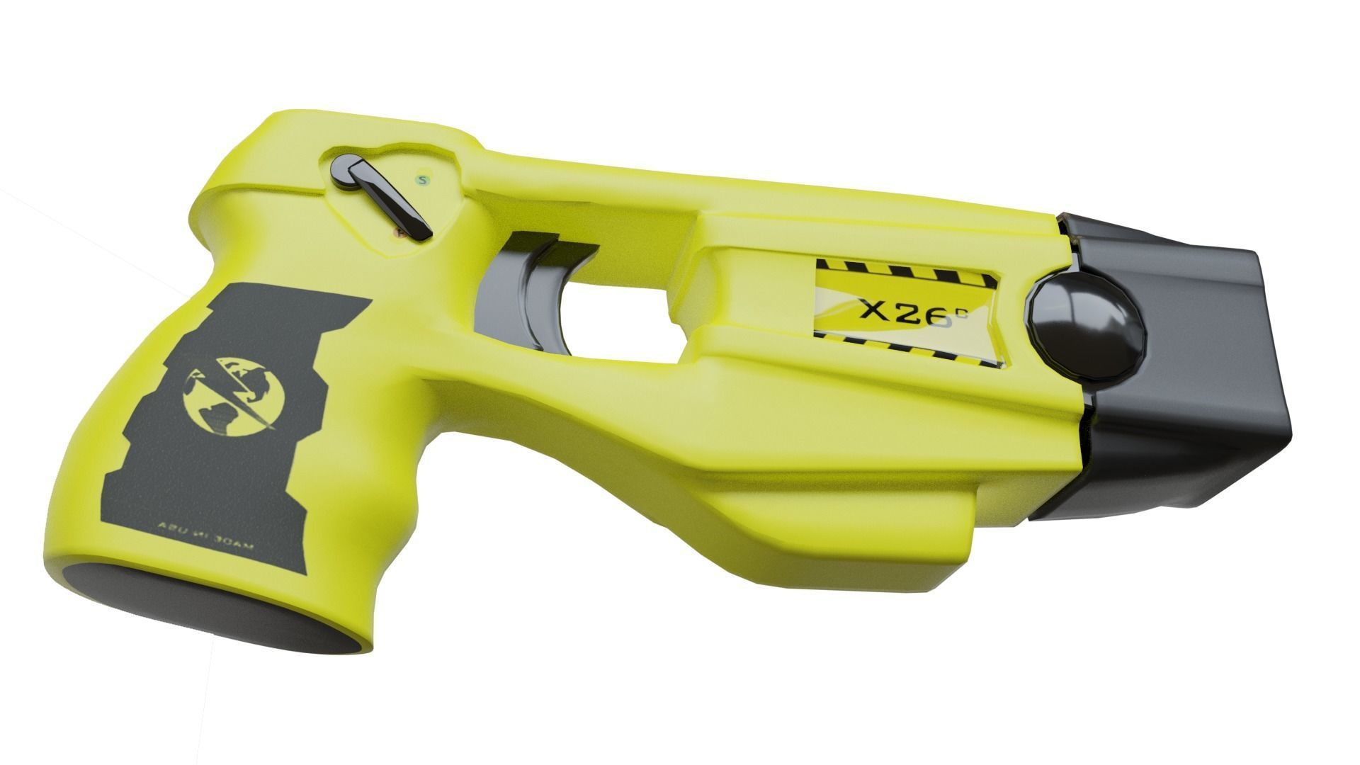 3D model Taser - Yellow VR / AR / low-poly | CGTrader