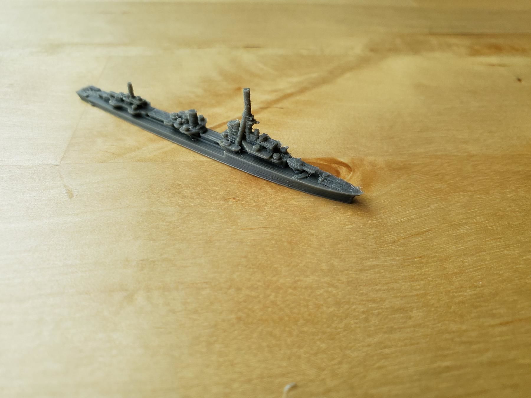 German Type 1936A Destroyer 3D model 3D printable | CGTrader
