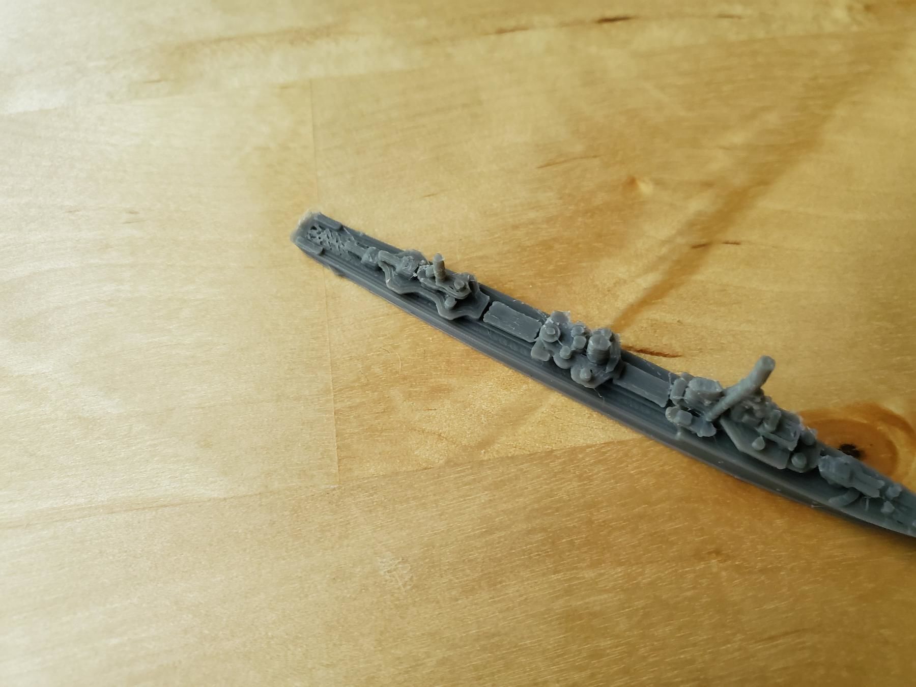 German Type 1936A Destroyer 3D model 3D printable | CGTrader