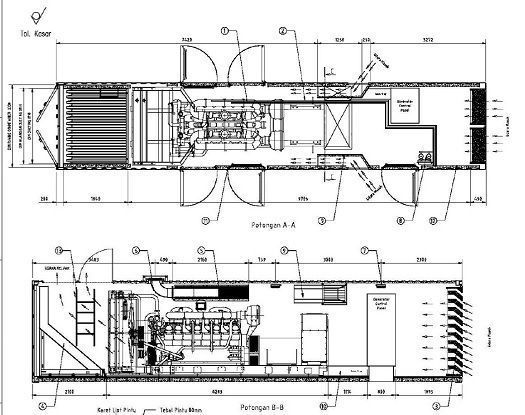 Enclosure Generator CAT3516B free 3D model | CGTrader