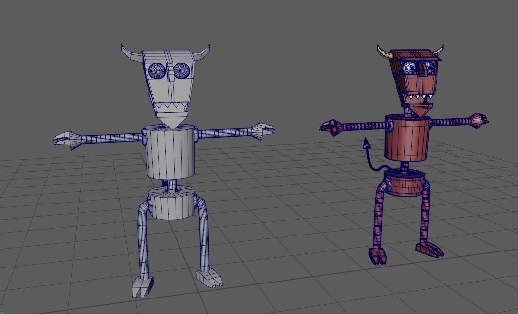 3D model Devil Robot Futurama VR / AR / low-poly | CGTrader