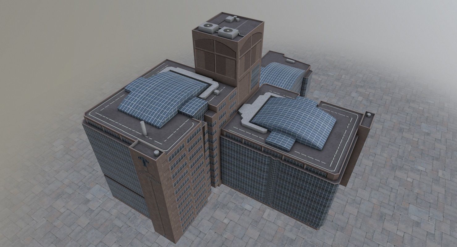 3D model Amsterdam Atrium VR / AR / low-poly | CGTrader