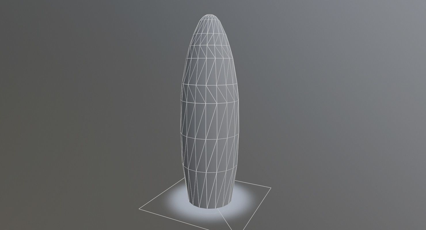 3D model London Gherkin Building VR / AR / low-poly | CGTrader