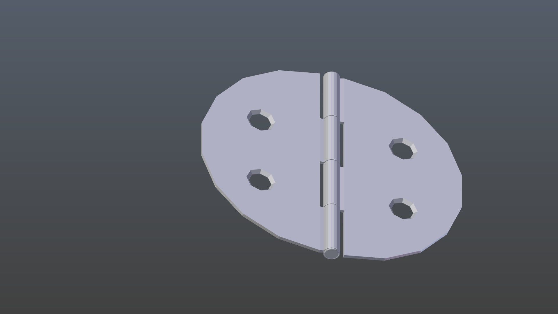 3D model Low poly Hinge 4 VR / AR / low-poly | CGTrader