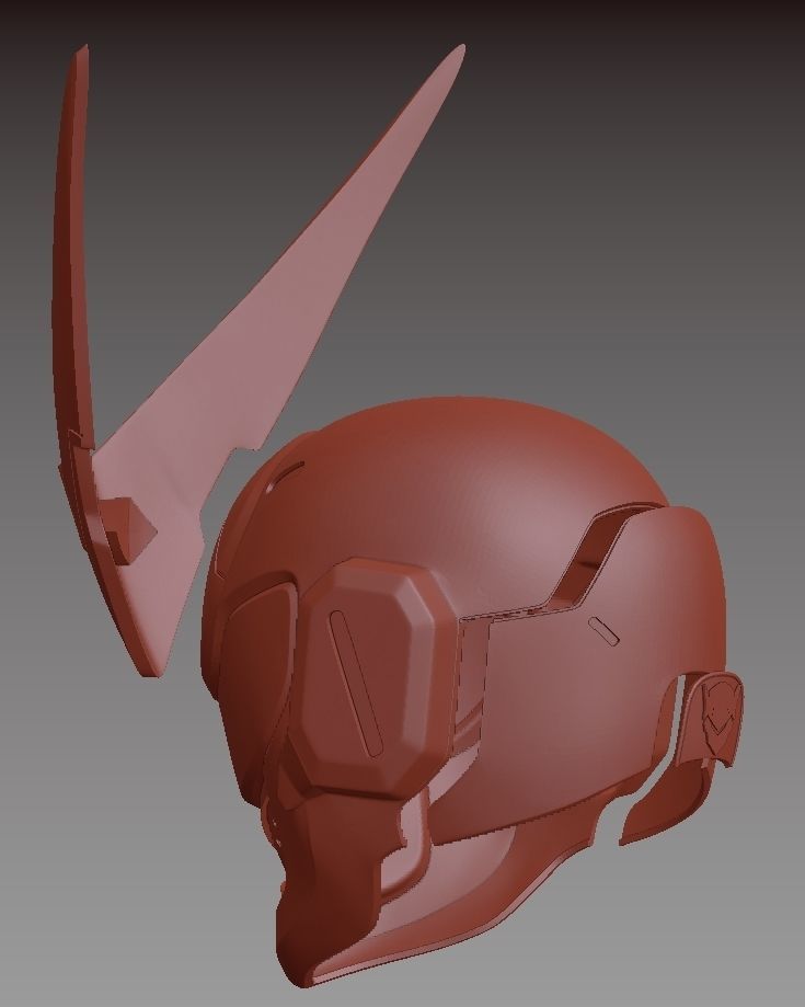 Genji helmet Sentai skin from Overwatch 3D model 3D printable | CGTrader
