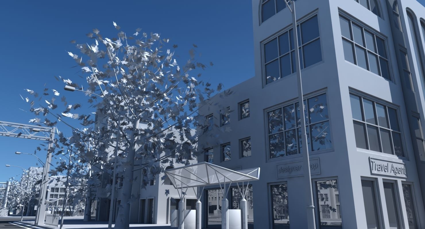 3D City Street 3D model | CGTrader