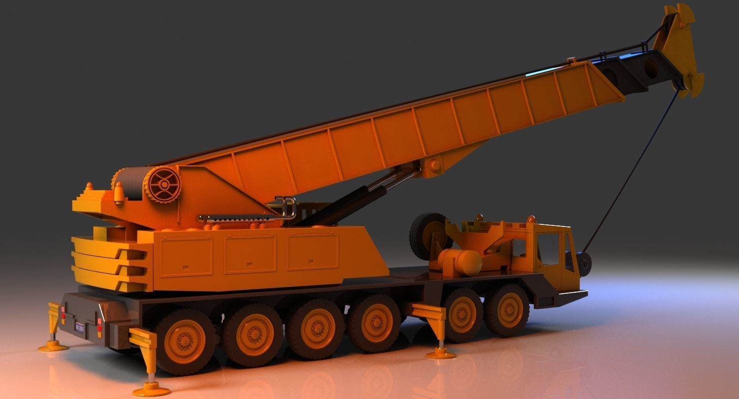 Crane 3D Model 3D model | CGTrader