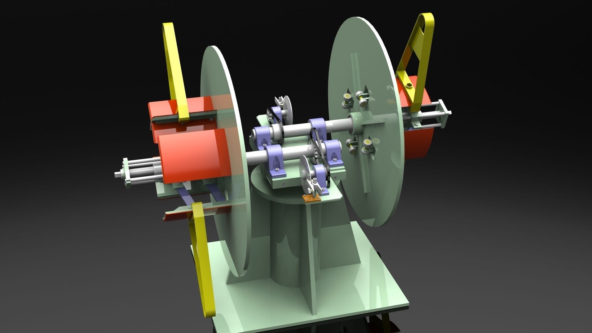 Uncoiler Brake free 3D model | CGTrader