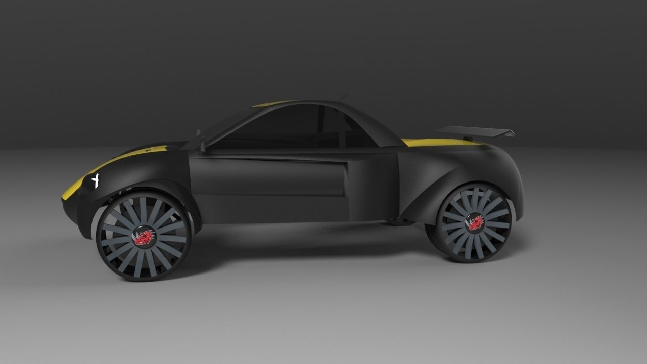 car rhino classic free 3D model | CGTrader