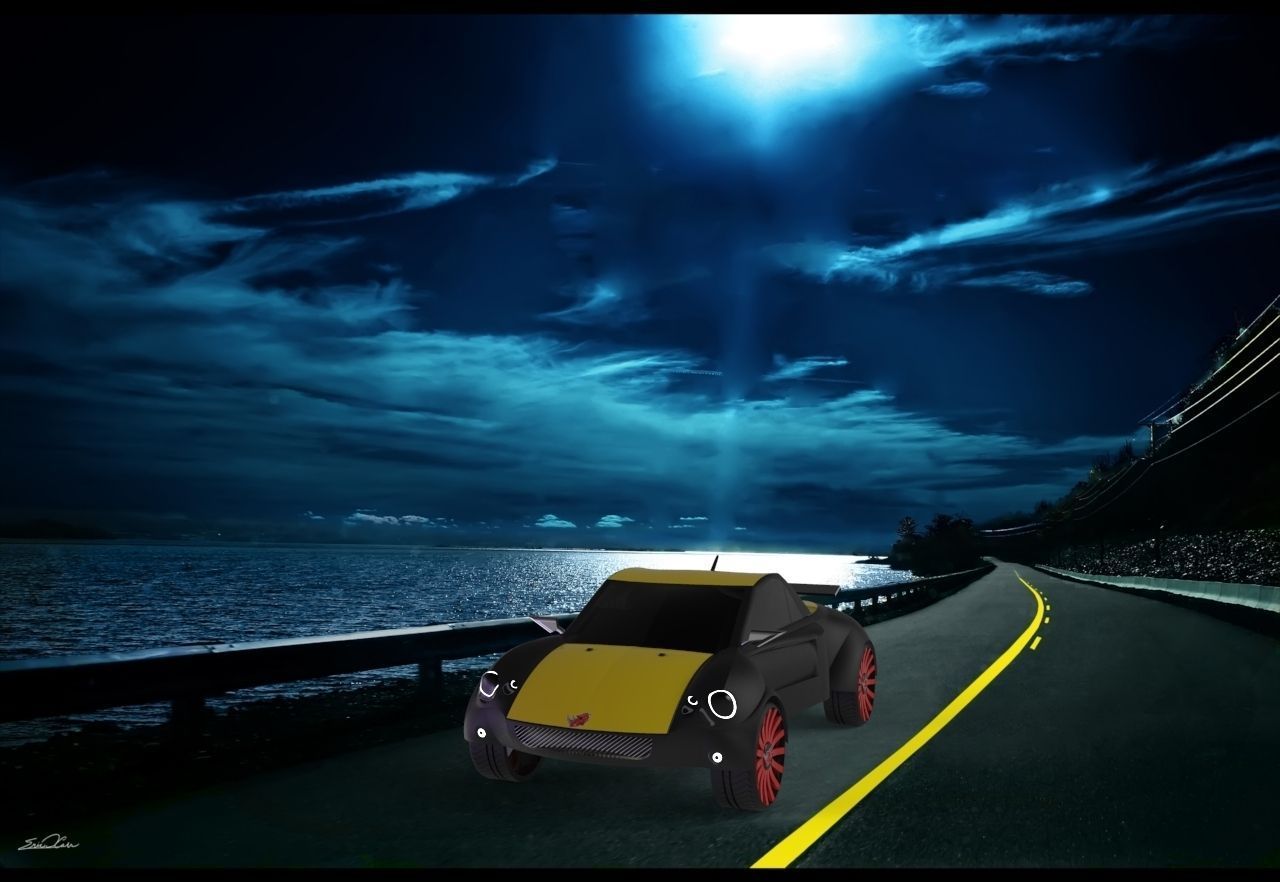 car rhino classic free 3D model | CGTrader