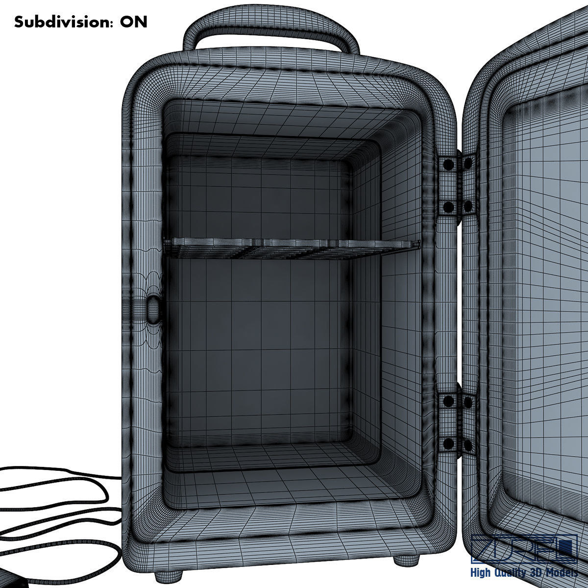Mini fridge 3D model | CGTrader
