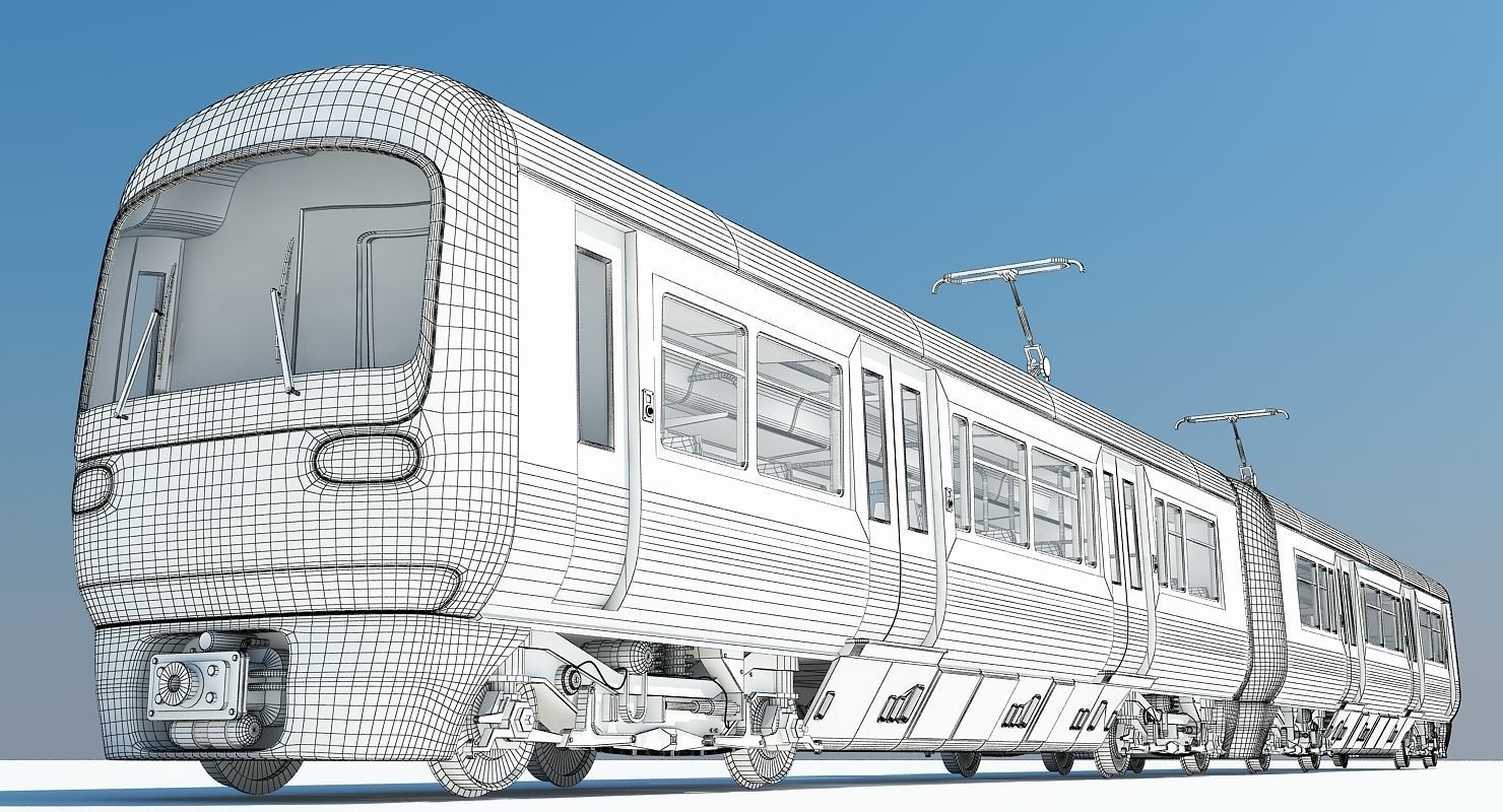 3D Train 05 3D model | CGTrader