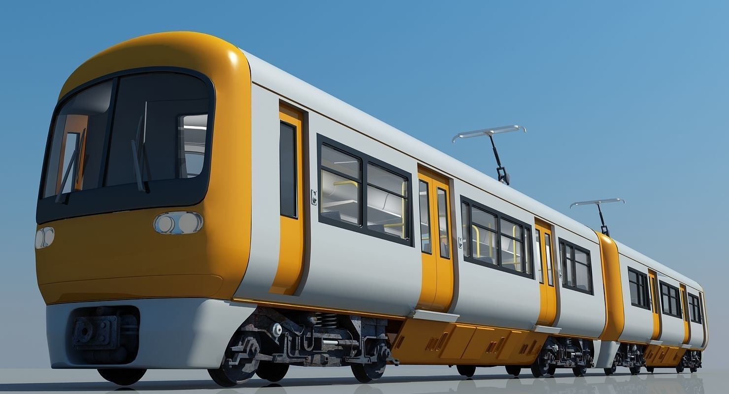 3D Train 05 3D model | CGTrader