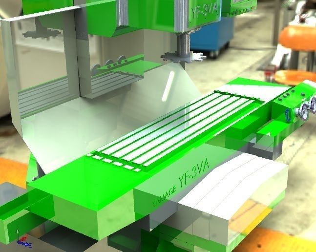 CNC Milling Machine free 3D model | CGTrader