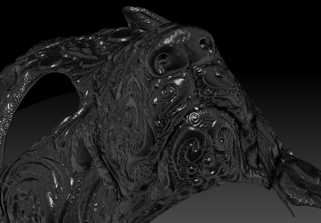 Wolf Mask 3D Model stl Files Cosplay Masquerade Halloween 3D model 3D ...