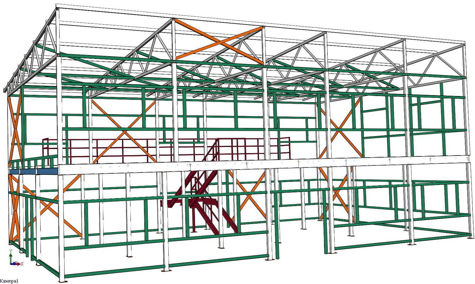 Metal Framework 1 3D model | CGTrader