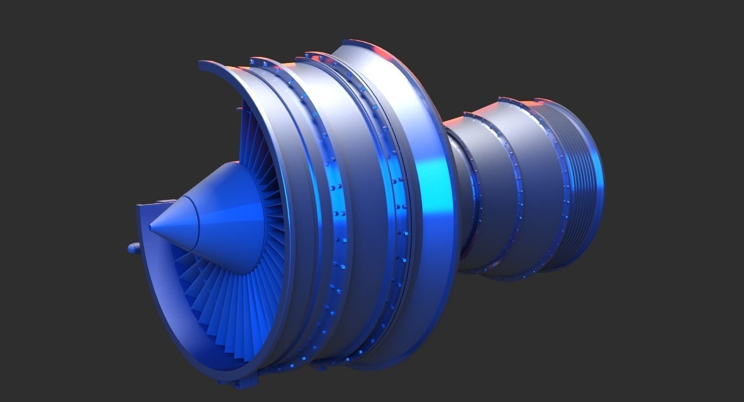 Jet Engine 3D Model 3D model | CGTrader