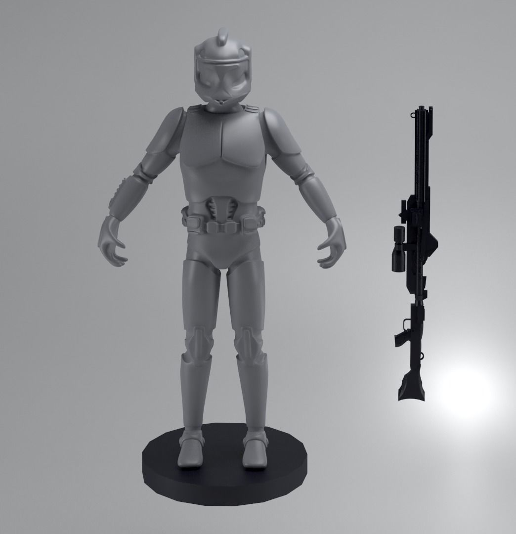 clone trooper 3D print model | CGTrader
